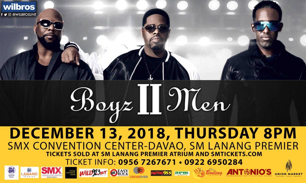Boyz II Men Concert at SMX Davao in SM Lanang Premier - DAVAO LIFE