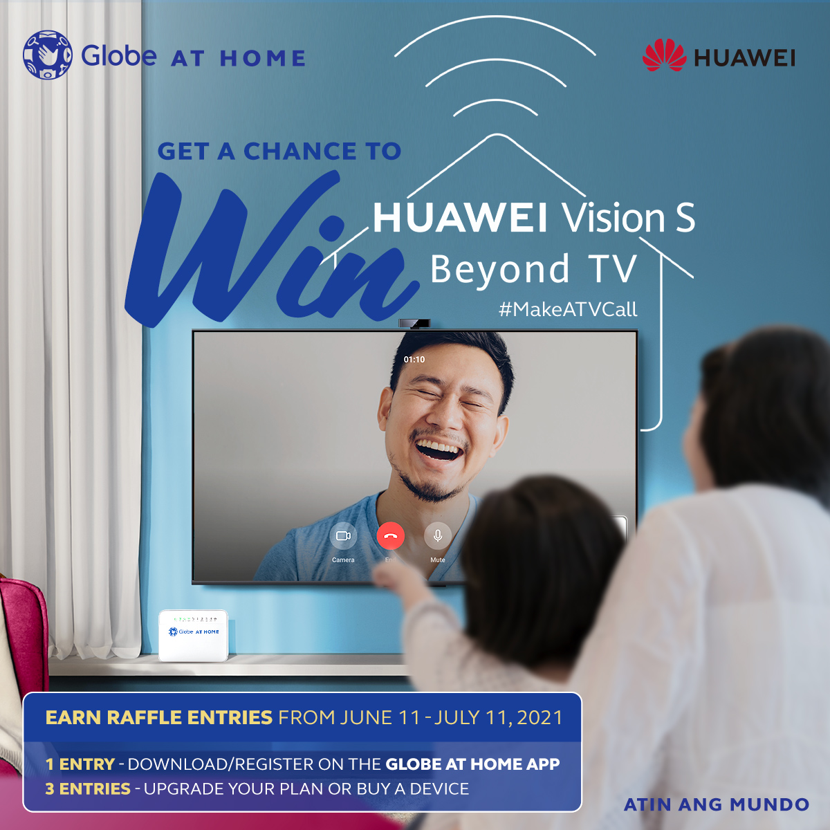 Only From Globe At Home, Upgrade Your Home Setup With A Huawei Vision S ...