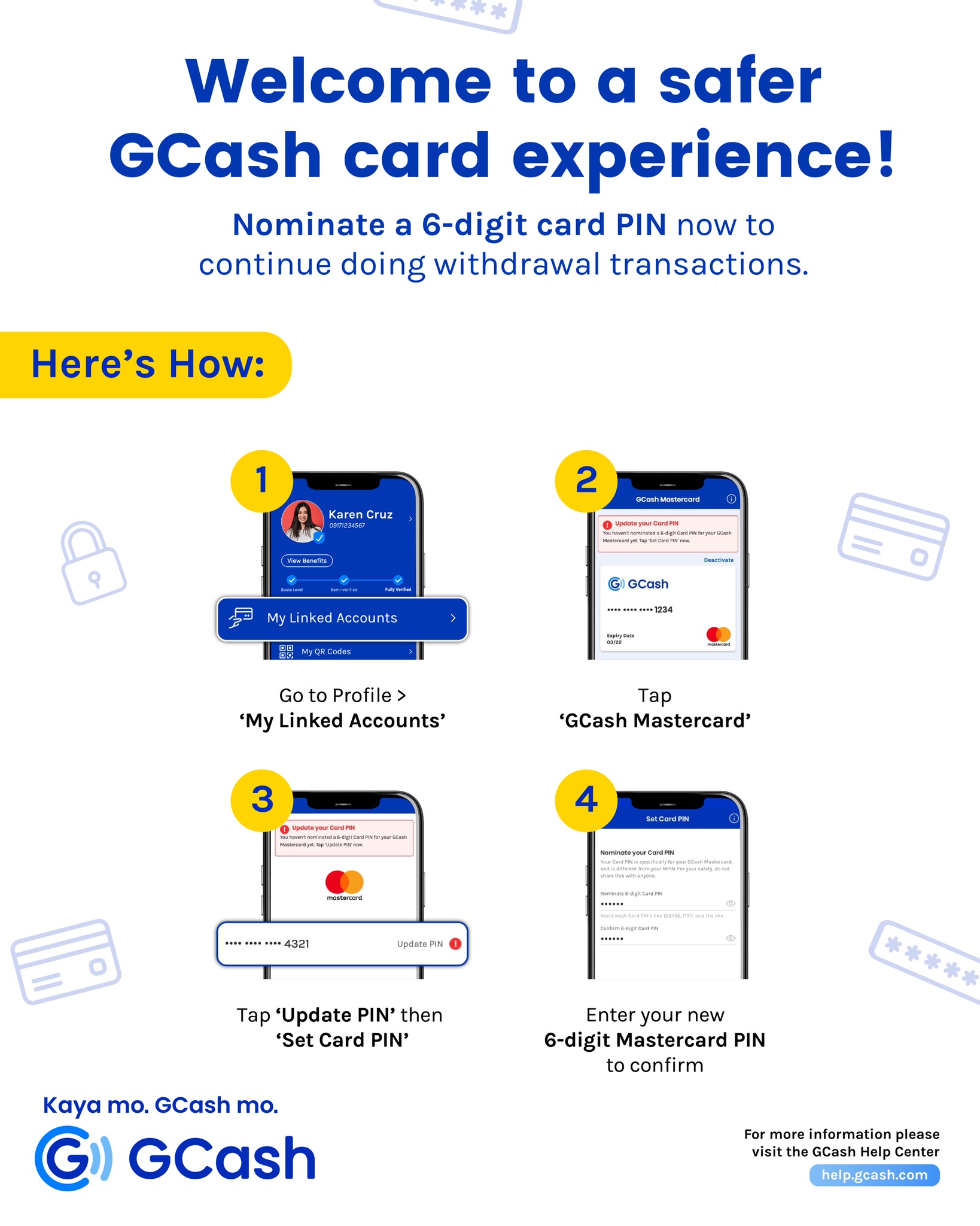 A More Secure Experience Awaits When You Upgrade Your GCash Card PIN ...