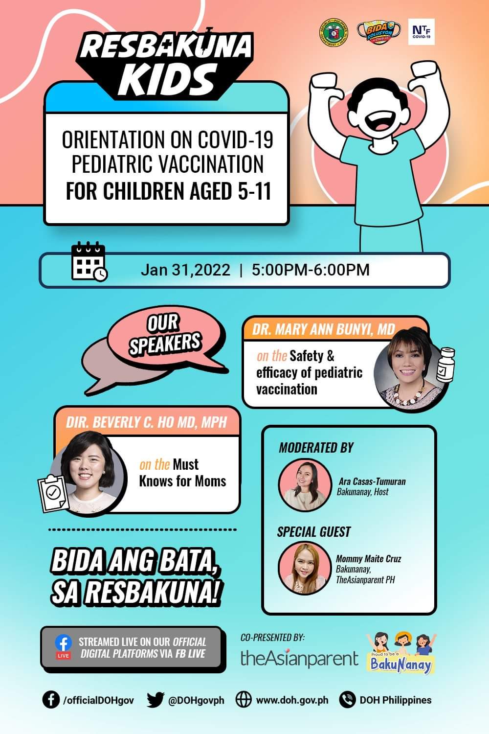 Orientation on Covid 19 Pediatric Vaccination for Ages 5 - 11 Years Old ...