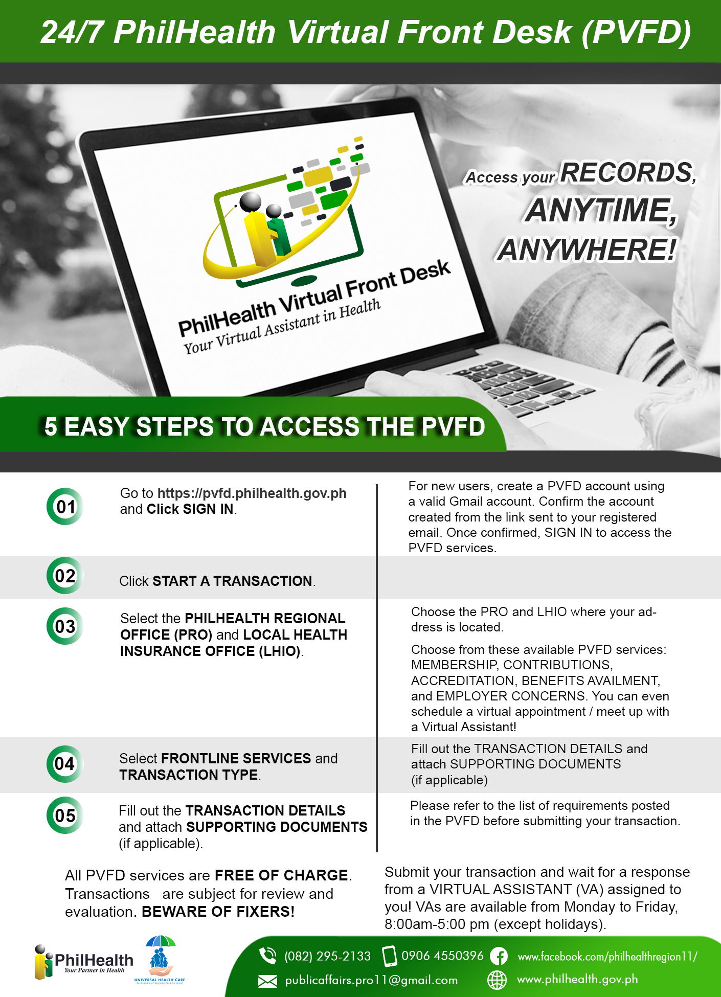 24/7 PhilHealth Virtual Front Desk (PVFD) to Access Your PHIC Records ...