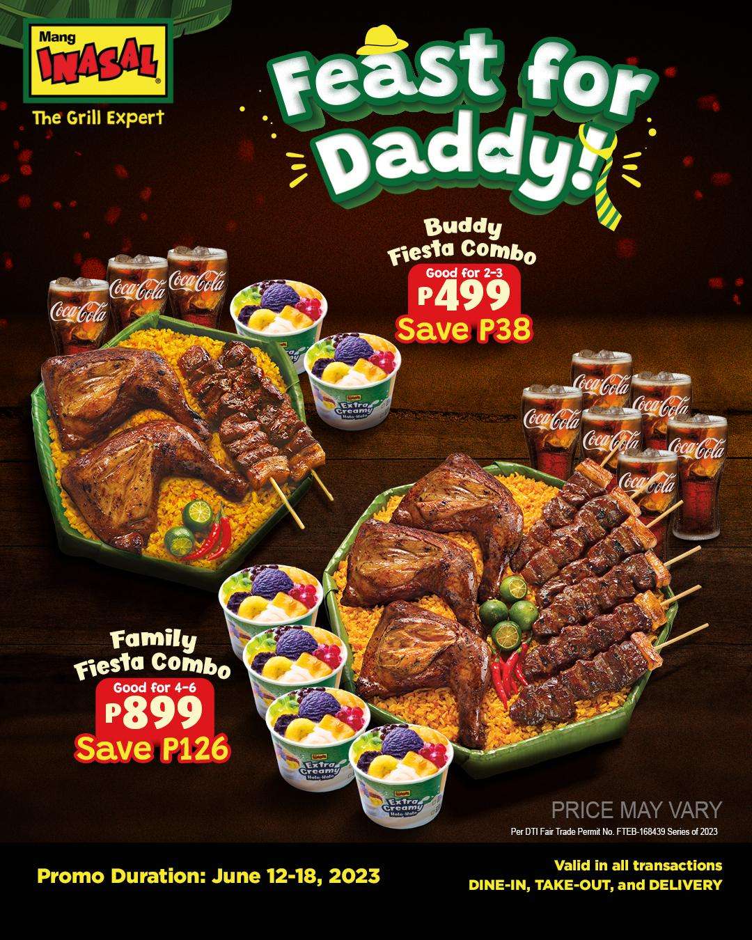 Celebrate Father's Day at Mang Inasal With Fiesta Combo Treats For Dads- DAVAO LIFE