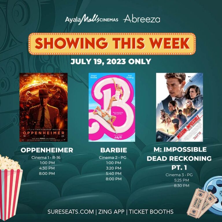 Abreeza Ayala Mall Cinema Movie Schedule - DAVAO LIFE