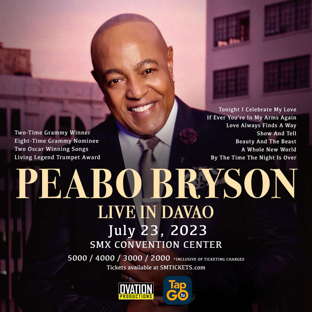 Peabo Bryson Live in Davao at SMX Convention Center - DAVAO LIFE